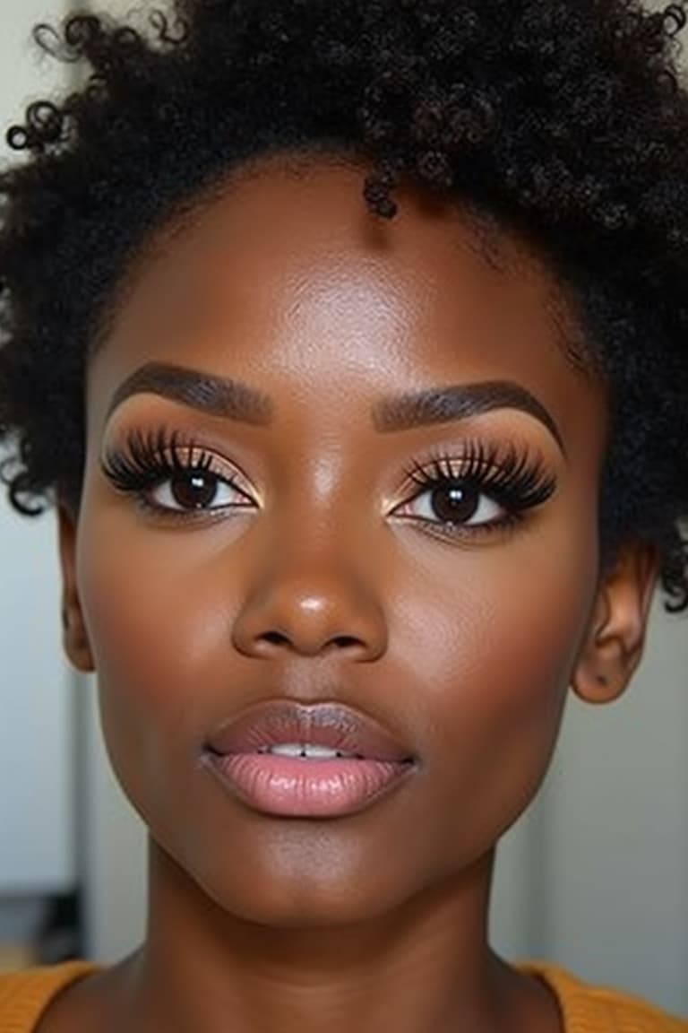 Make Up Ideas For Man Fake Eyelashes Perfect Cat Eyeliner Light Pink